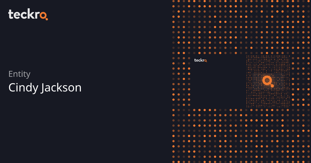 Cindy Jackson | Teckro