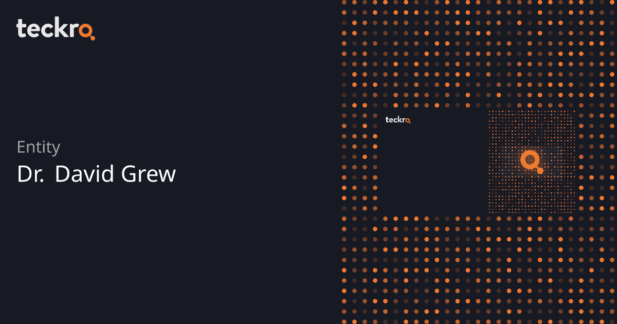 Dr. David Grew | Teckro