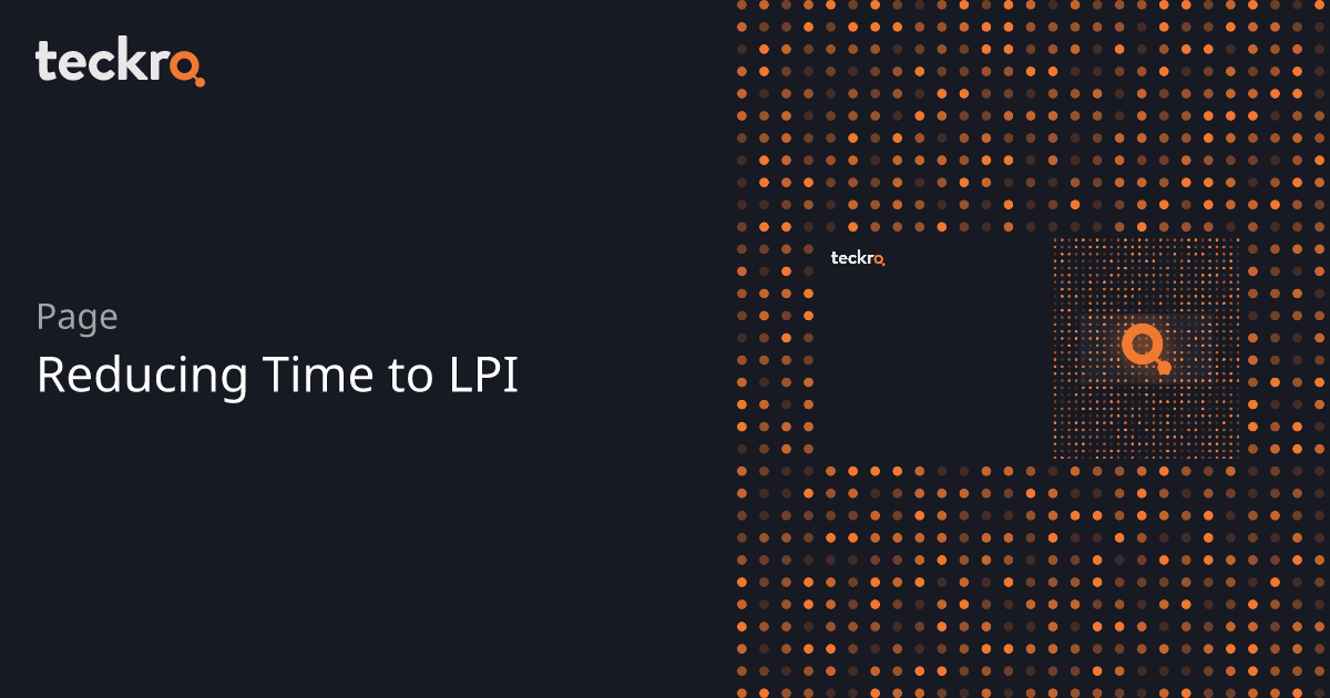 Reducing time to LPI – Data-driven trial performance | Teckro